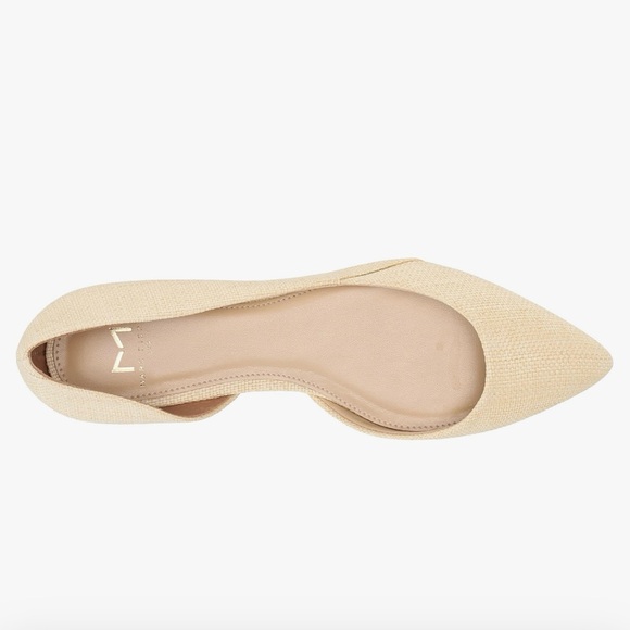 Marc Fisher | Shoes | New Marc Fisher Sunny Ballet Flats Linen Ecru ...